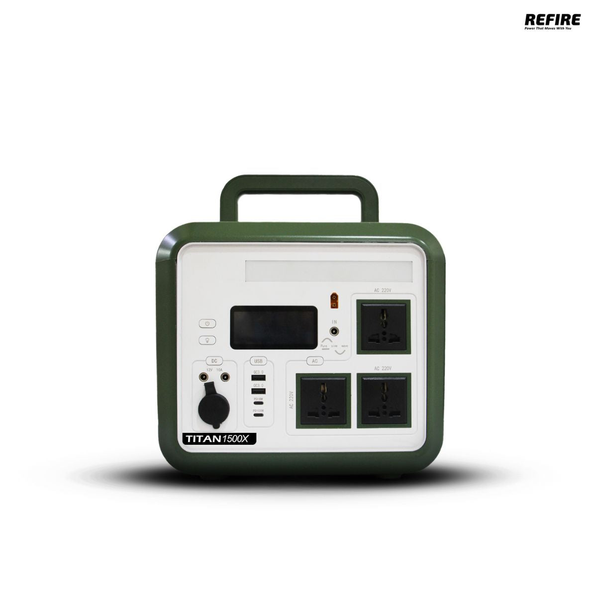Titan 1500X - Compact Portable Power Station - 1500W | 1152Wh ...