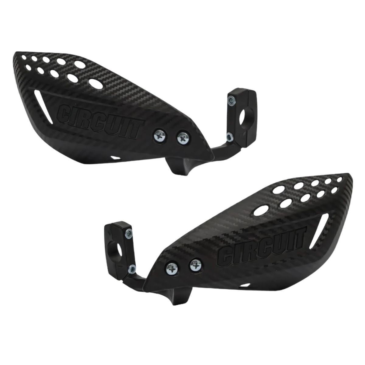 Vector Carbon Handguards with Nylon Bracket - Black+Black ...