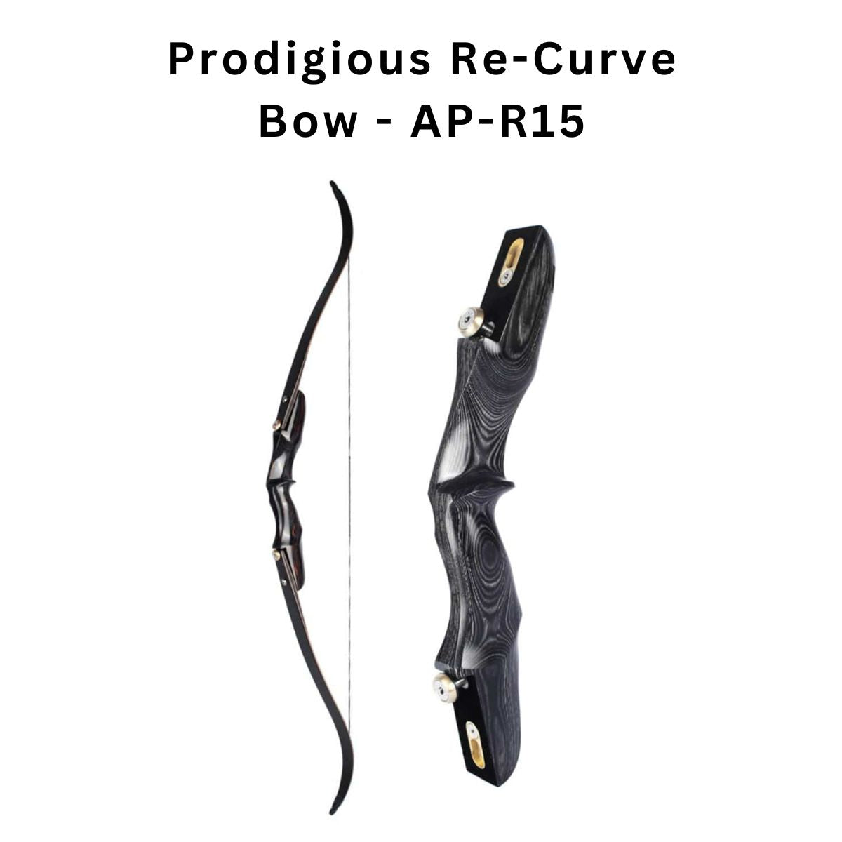 ARMOR Prodigious Re-Curve Bow - AP-R15 + Arrow Sets + Archery Accessor ...