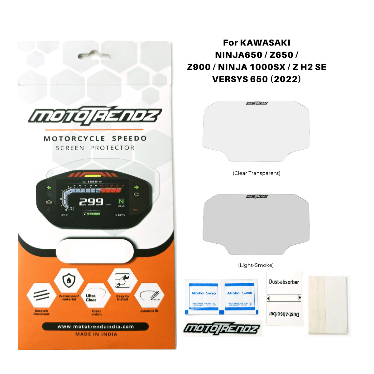 Speedo Screen Protector for Kawasaki Ninja 650 - Generation 2 /Z650 ...