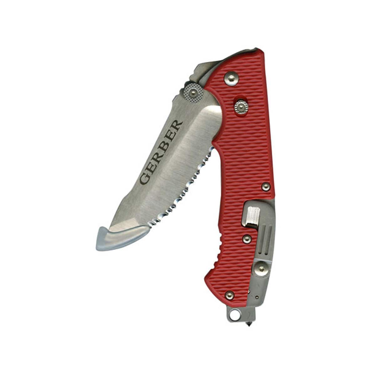 Gerber Gear Hinderer Serrated Edge Rescue Folding Knife ...