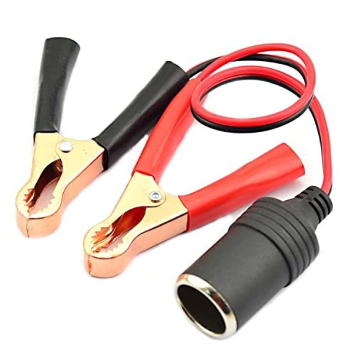 12V Alligator Clips/ Crocodile Clamps Cable Car Battery Jumper Cable ...