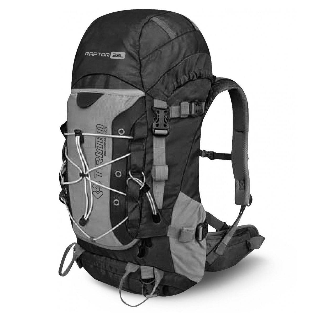 Raptor II 45L Backpack - Black+Dark Grey | OutdoorTravelGear.com